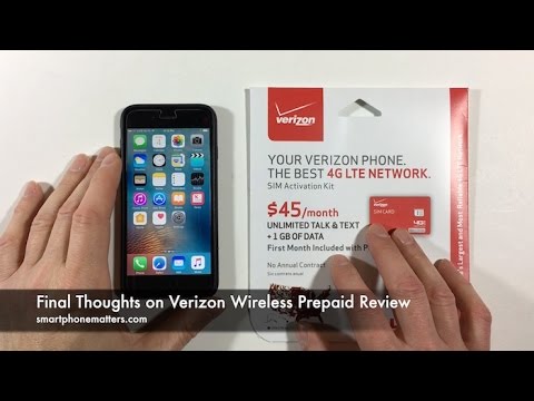 Final Thoughts on Verizon Wireless Prepaid Review