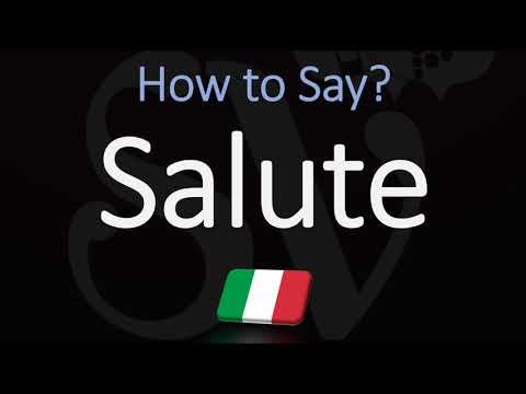 How to Say 'Cheers' in Italian? | How to Pronounce Salute?