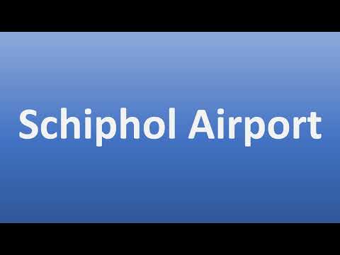 How to Pronounce Schiphol Airport (Dutch, Amsterdam)