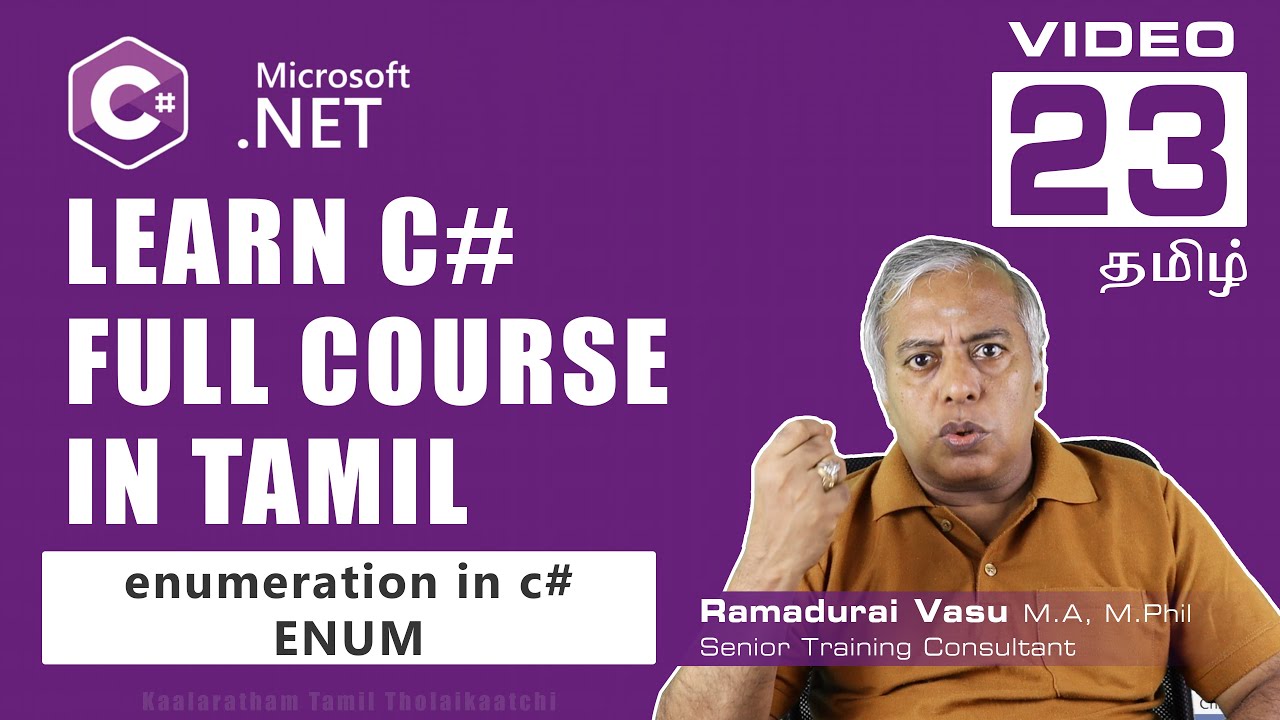 Enum in C# Tamil Tutorial | Enumeration Explained with Examples