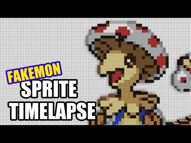 Fakemon Sprite Collection (w/ Timelapses) Minecraft Map