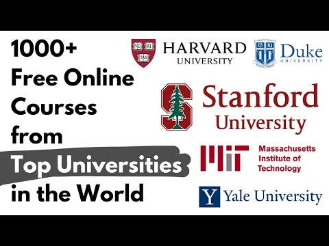 Free Online Courses from Top Universities | Harvard University | Stanford University | Free Courses