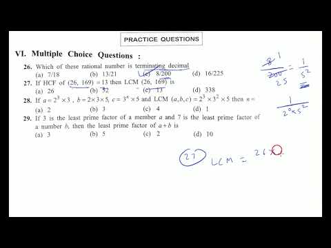 If HCF of (26, 169) = 13 then LCM (26, 169) is