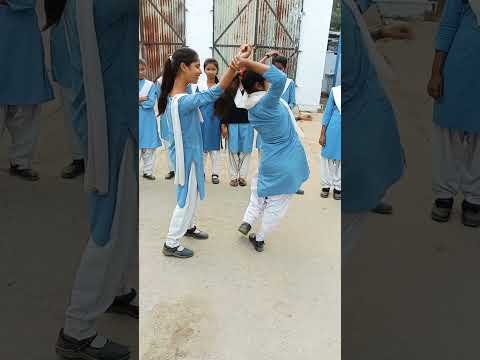 Self defence training || govt girls high school ramana gaya || #shorts #funny #viral #motivation
