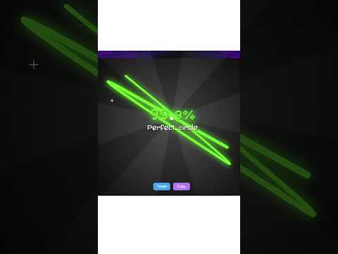 Perfect Circle Game Glitch | 99.9% Triangle #shorts