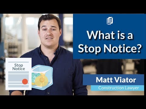 What is a Stop Notice? [Lesser Known Tool to Get Paid]
