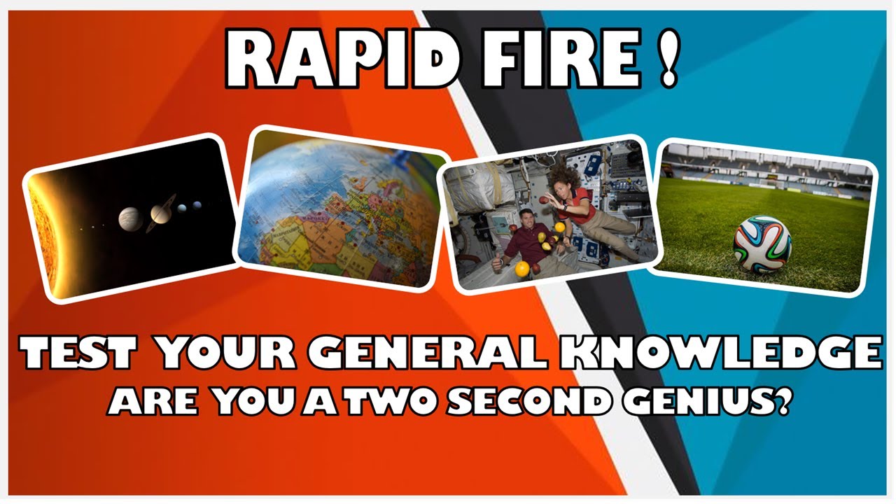 Rapid Fire Quiz: Test Your General Knowledge– Are You A 2 Second Genius?🧠🧠| Think Fast | Quiz | GK |