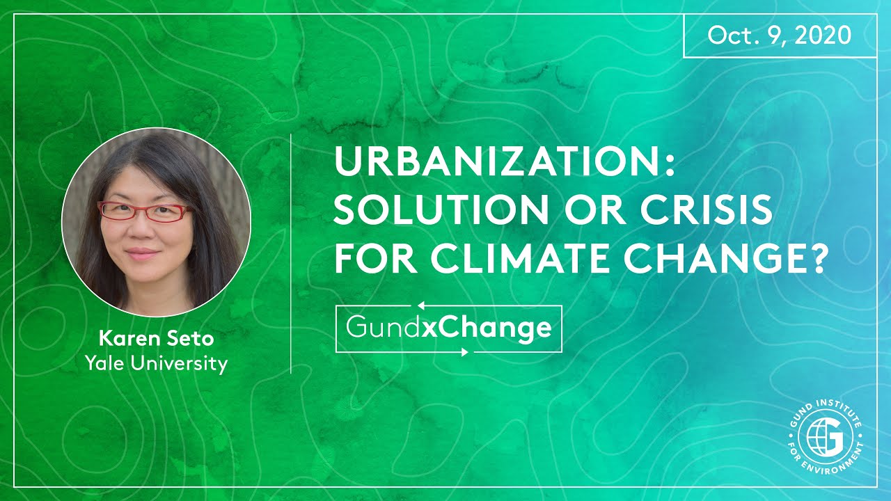 Karen Seto: Urbanization - Solution or Crisis for Climate Change?