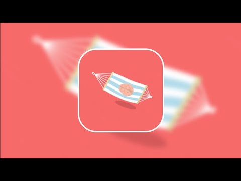 Brain Swaying: Relax Animated Gif | Hammock + Breeze audio (Cartoon)