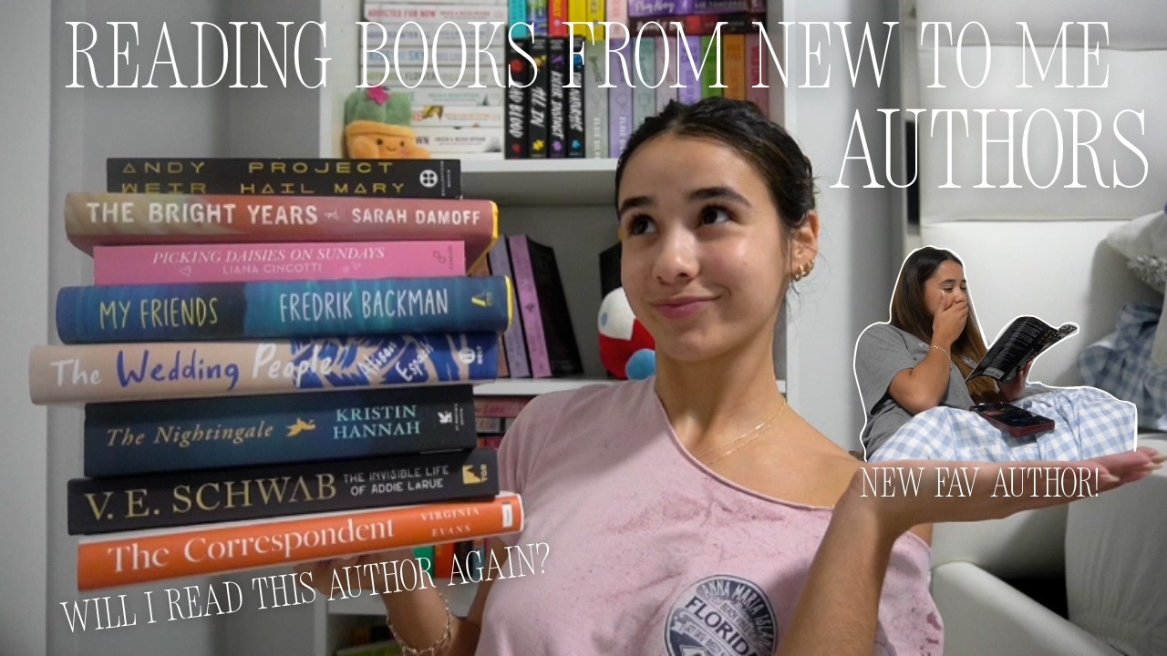 READING POPULAR BOOKS FROM NEW TO ME AUTHORS 🌟