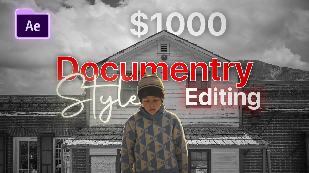Documentary Style Editing in After Effects (Step-by-Step Cinematic Guide)