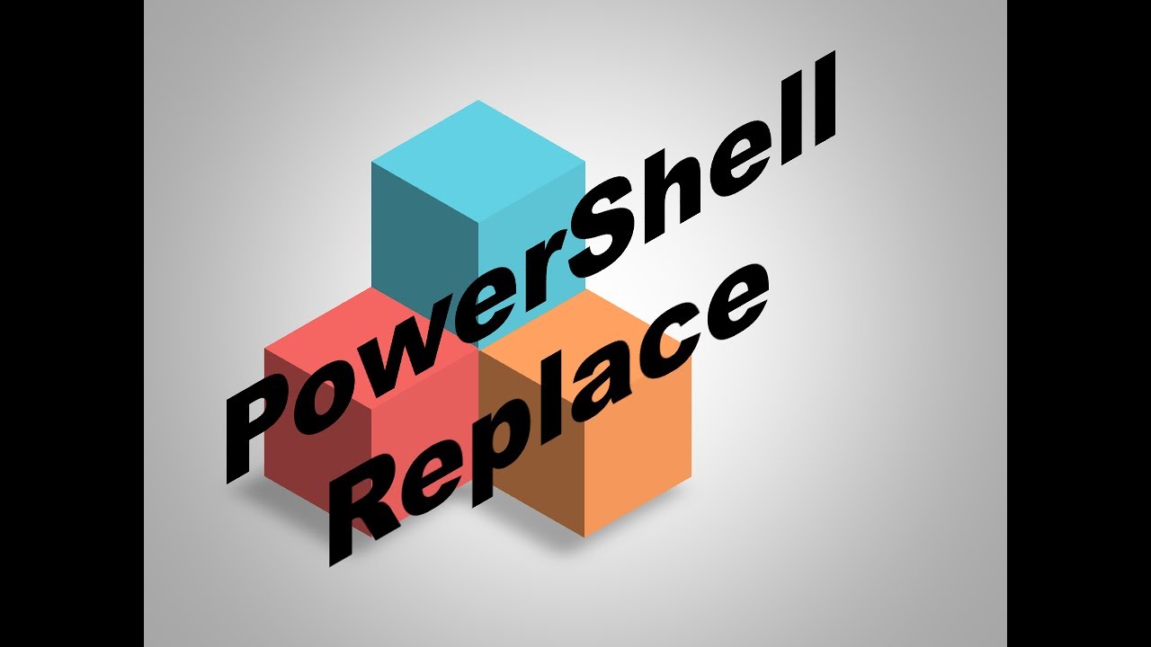 Using replace in PowerShell