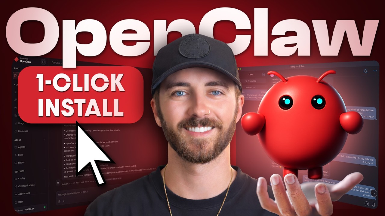 OpenClaw Full Tutorial for Beginners (Step by Step | One-Click Setup)