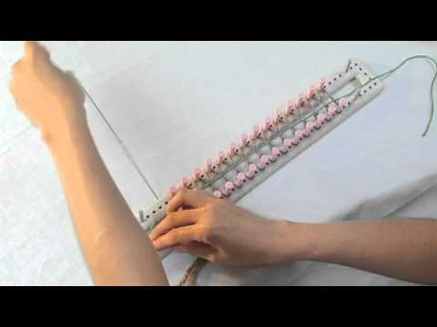 How To Double Knit On A Long Loom – Casting On, Casting Off & Adding ...