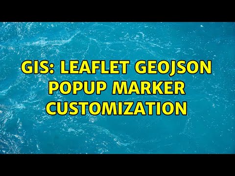 GIS: Leaflet GeoJSON popup marker customization (2 Solutions!!)