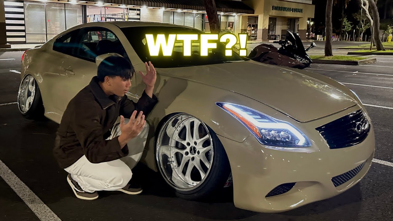 COMPLETING MY STANCED G37 + FIRST TEST DRIVE (SO BAD)