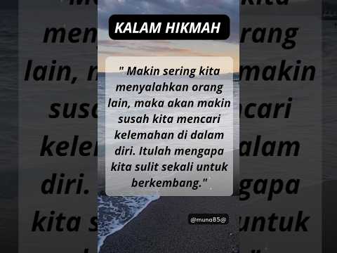 Jangan Suka Menyalahkan Orang Lain #shorts