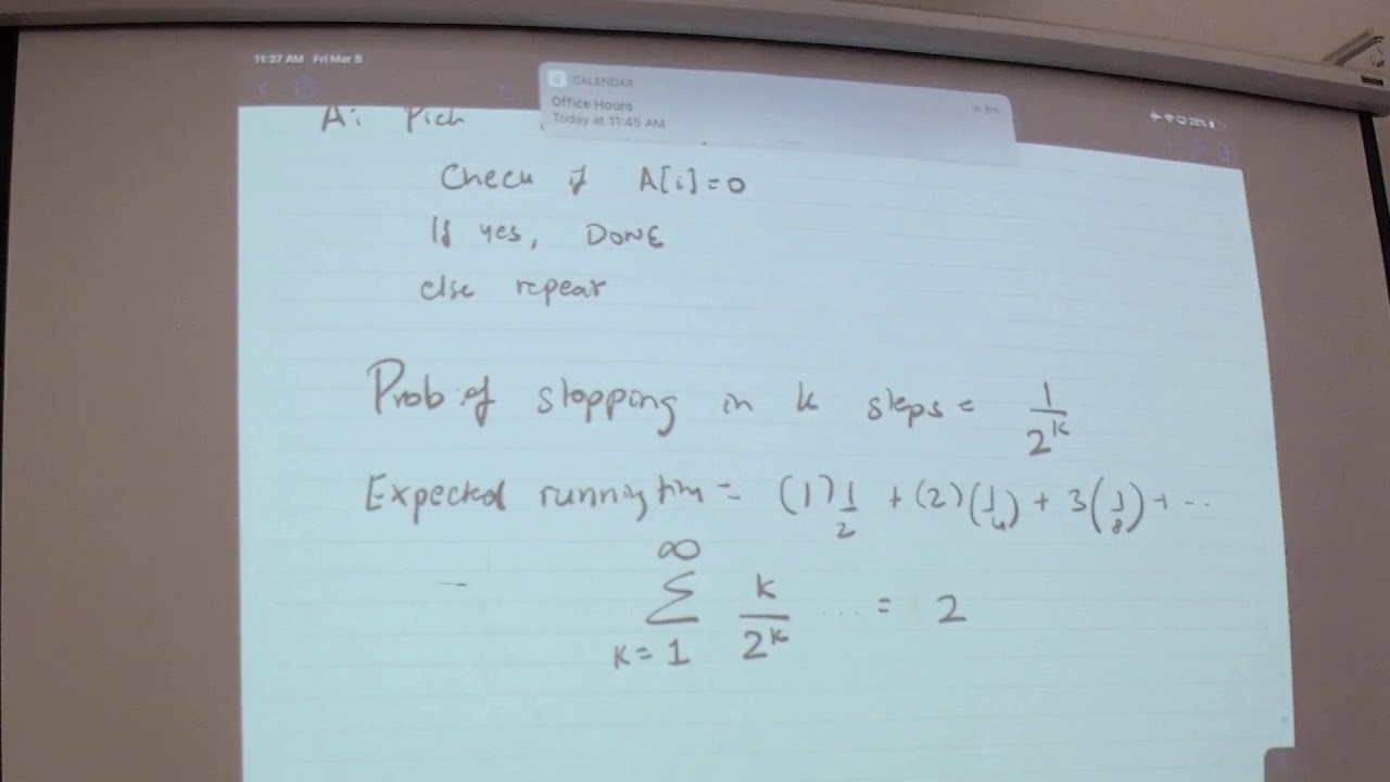 Advance Algorithm- Lecture 17- Spring 2019