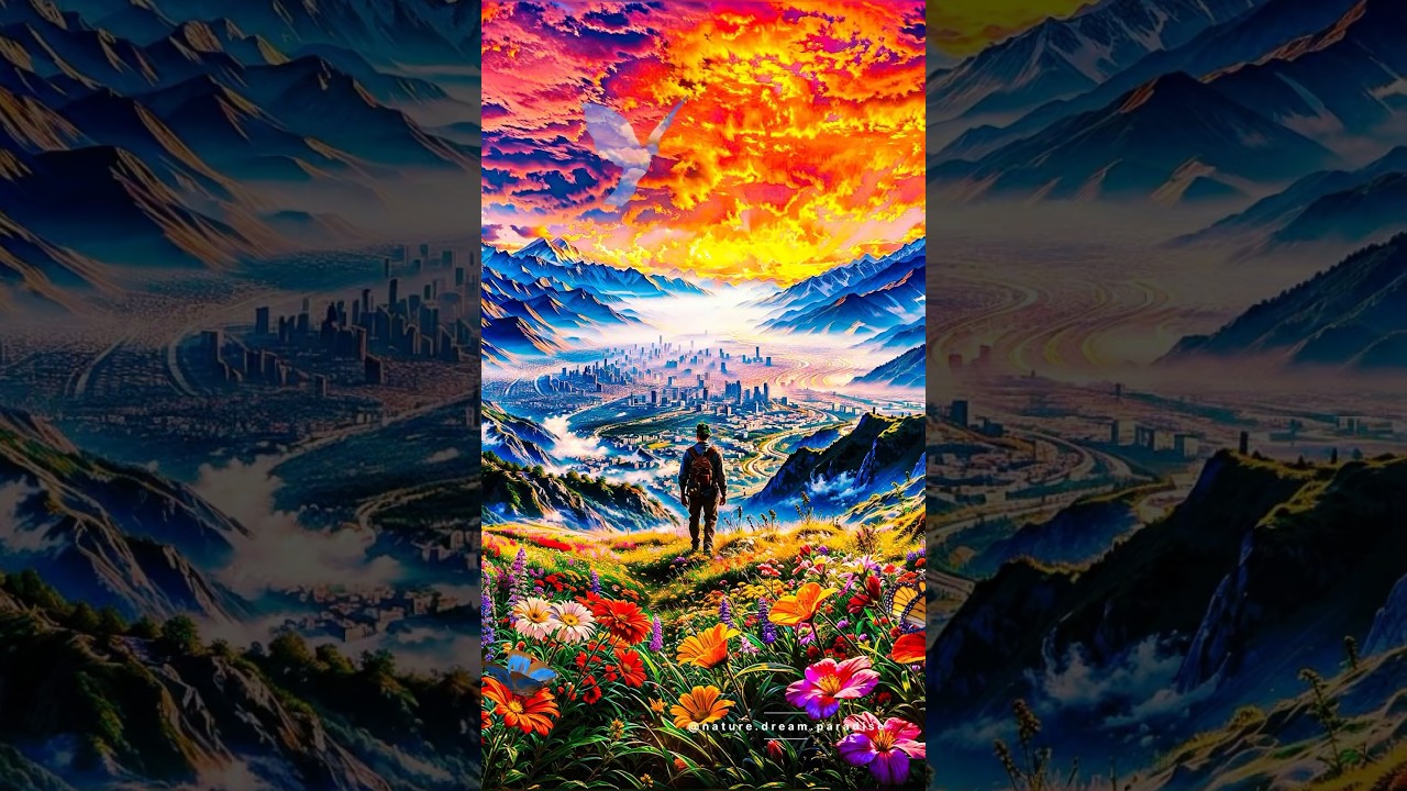 AI Discovered the Magical Place | AI Adventure | Stable Diffusion #shorts #relaxing