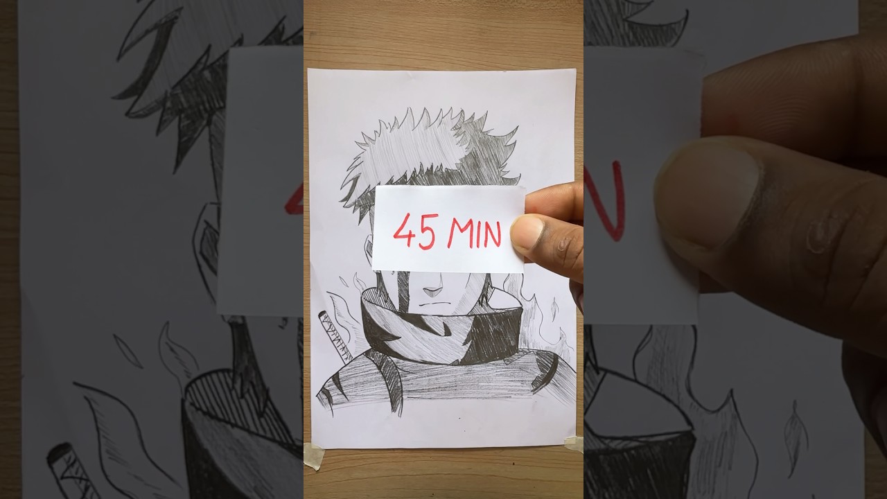 25MIN VS 35MIN VS 45MIN Anime drawing