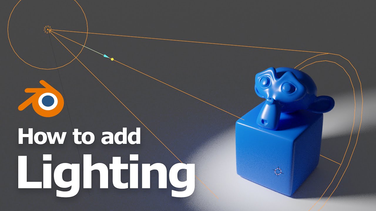 How to add Light to an object in Blender, 5 Type of Lightings for Beginner