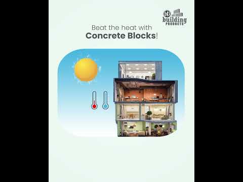 Beat the heat with concrete blocks!