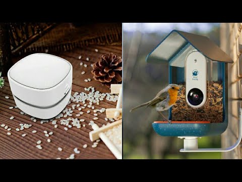 Top 5 Smart Tech Gadget Mini Vacuum Cleaner, Bird Buddy, AVA, Smart Padlock, HeimVision Assure B1