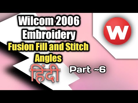 fusion fill and auto applique tool Wilcom 2006 Embroidery Designing Tutorial