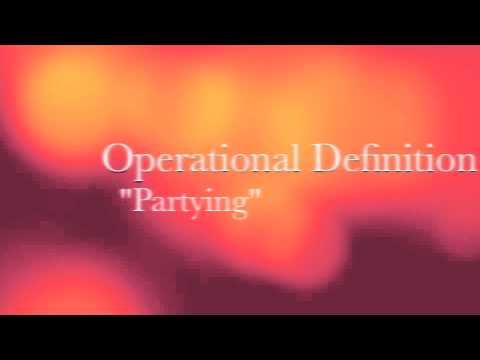 Conceptual vs. Operational Definition