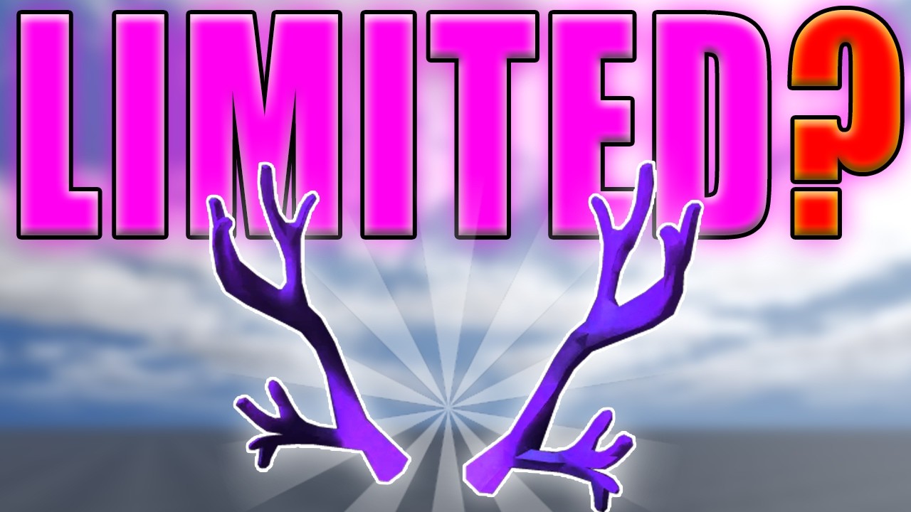Why This Roblox Item Could Go Limited... (Amethyst Antlers)