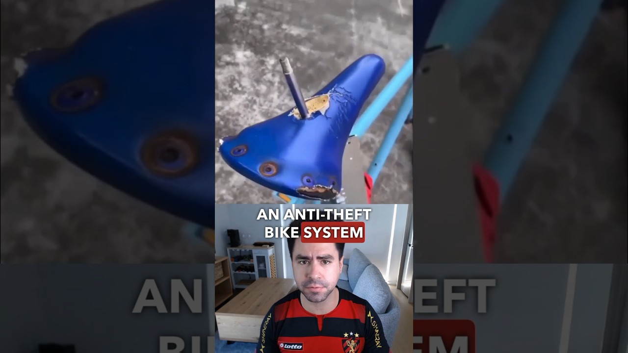 Anti-theft bike is going viral 🔪😳