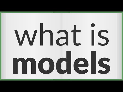 Models | meaning of Models
