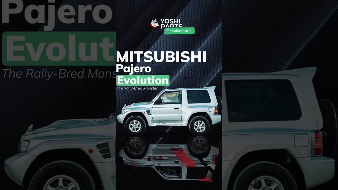 💎 Mitsubishi Pajero Evolution (1997–1999): Dakar-Born Legend