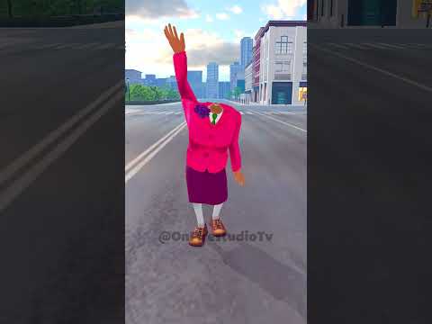 Squid Game Doll Tease Motu Patlu and Scary Teacher  😱 - #shorts #animation #scaryteacher
