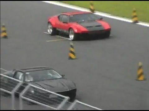 Risky Business Pantera VS Mr Hot Spring Egg Pantera in Fuji Speed way JAPAN DeTomso Pantera