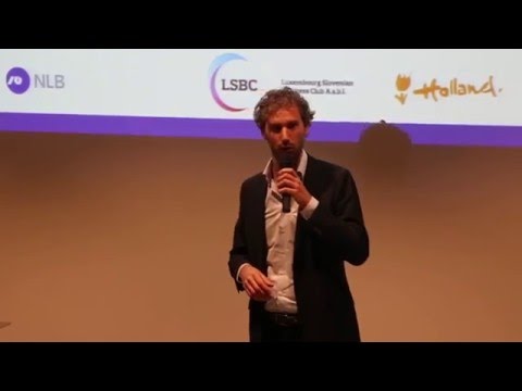 Thijmen van der Linden Pitching for Beelert at B2B Goes Digital Slovenia