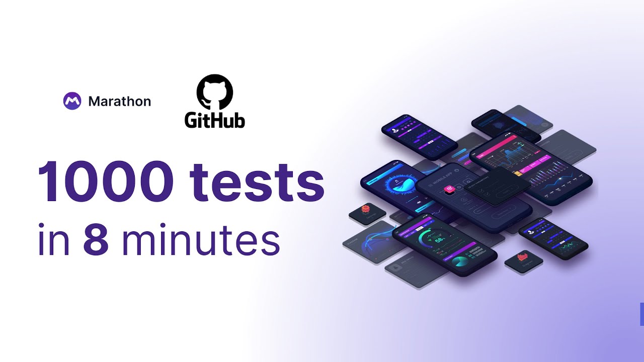 RUN 1000 Tests in 8 MINUTES with GitHub and Marathon Cloud!