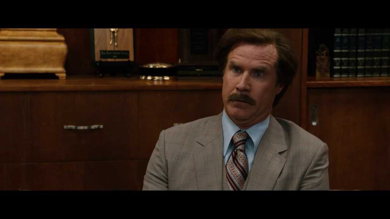 VIDEO: Do you 'dig' Ron Burgundy's AWKWARD meeting with his boss in new ...
