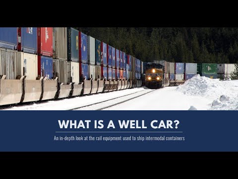 What Is a Well Car Rail Car?