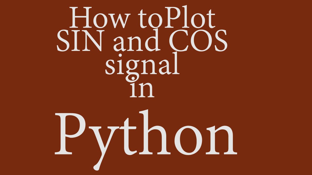 Signal Processing basics in Python  - Lecture 1