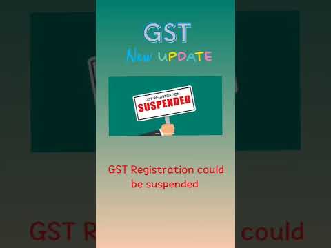 GST Registration could be suspended.Find out why #fintaxfacts#gstcouncil #gstr3b #finance #tax