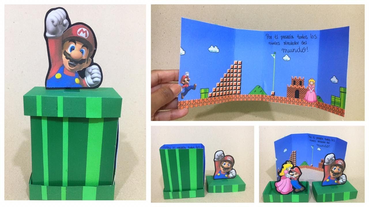 Caja REGALO sorpresa de MARIO BROS + CARTEL incluido
