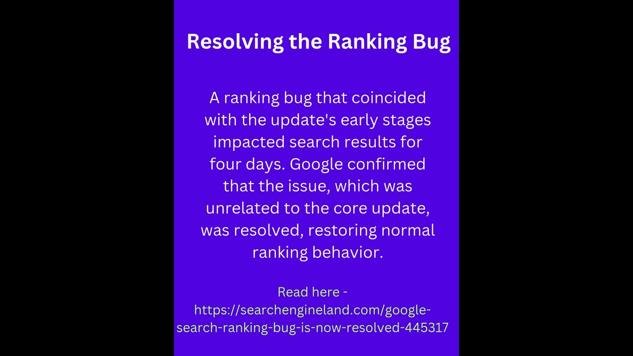 August Core Update 2024   Insights and Analysis