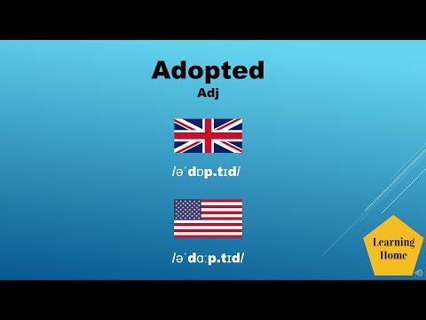 Adopted meaning pronunciation and synonyms #Shorts