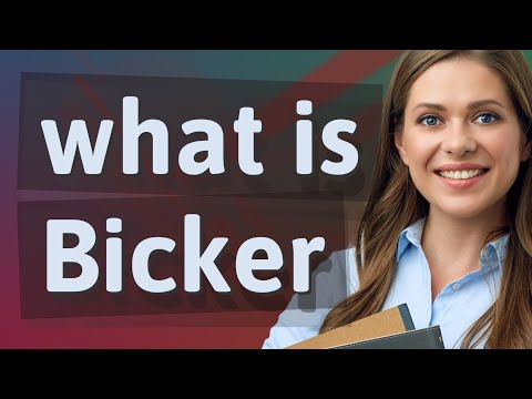 Bicker | meaning of Bicker