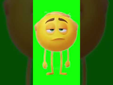 Sad emoji green screen | free download animation | no copyright #emojichallenge #greenscreen