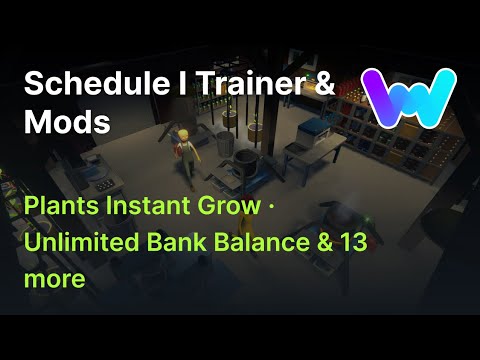 Schedule I Cheats and Trainer for Steam - Trainers - WeMod Community