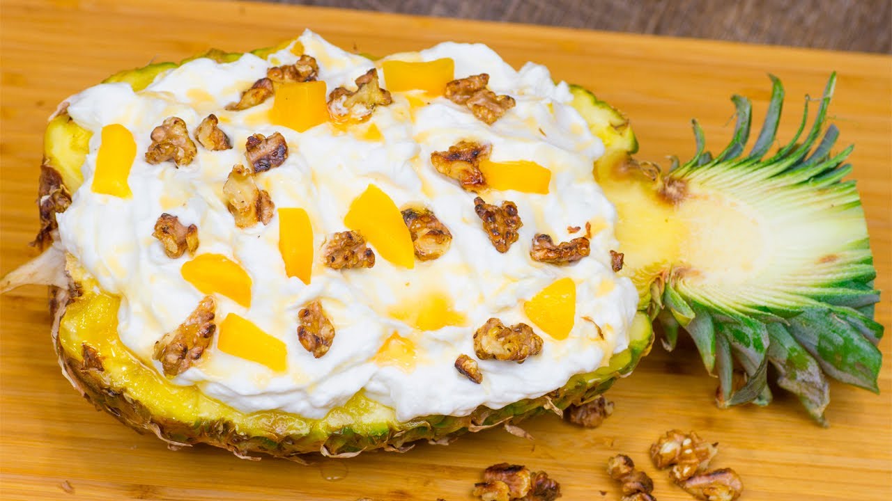 Piña rellena de fruta | Cocina