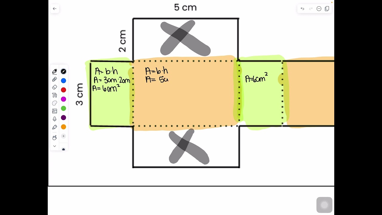 Surface area of Rectangular and Triangular Prisms  7 9D