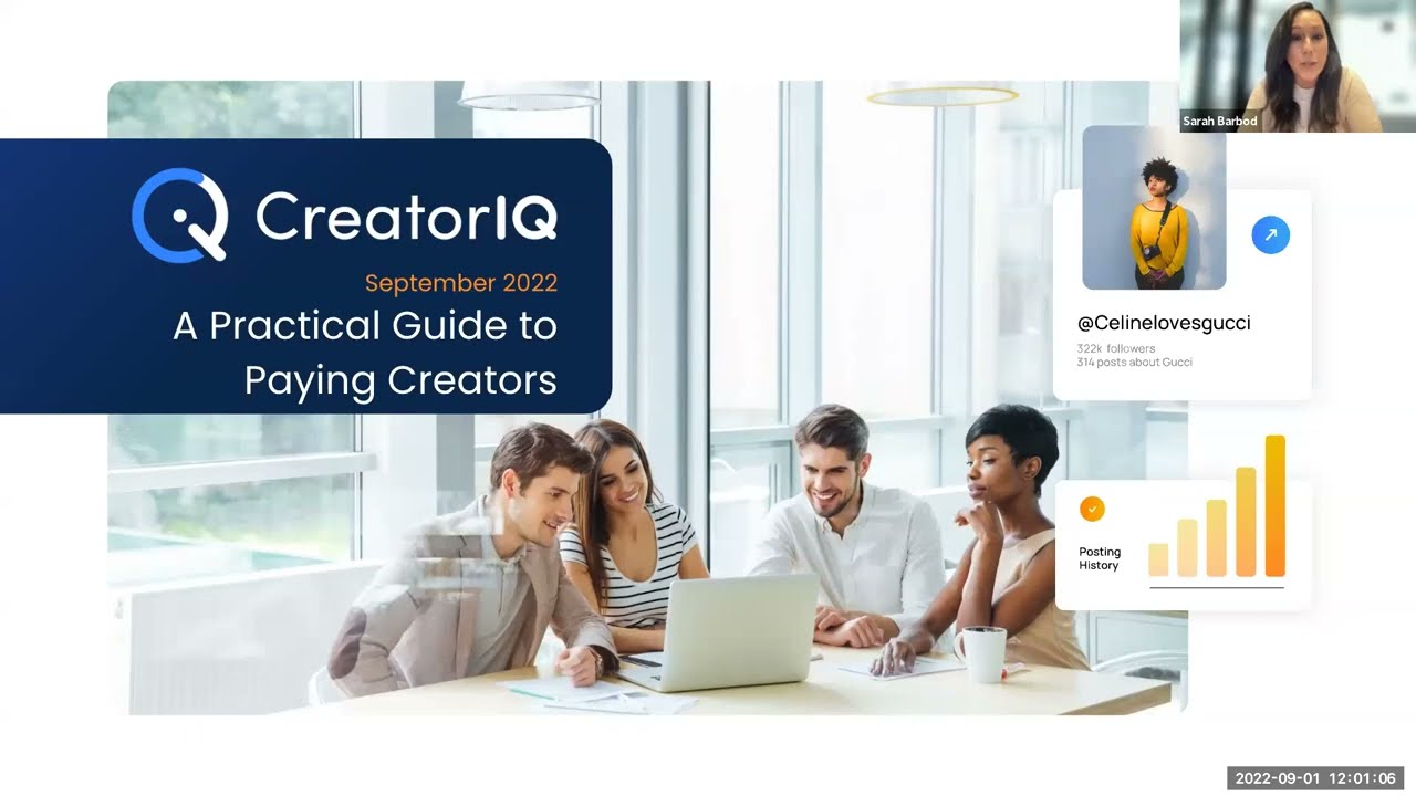 Guide to Paying Creators at Scale | CreatorIQ Webinar